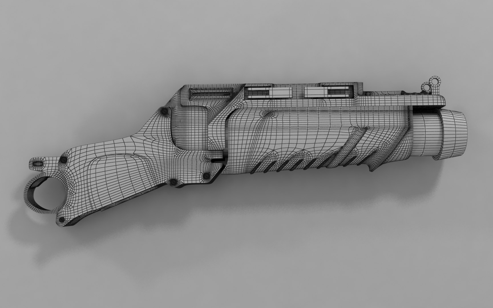 Scar-l Assault Rifle Eglm 3d Model