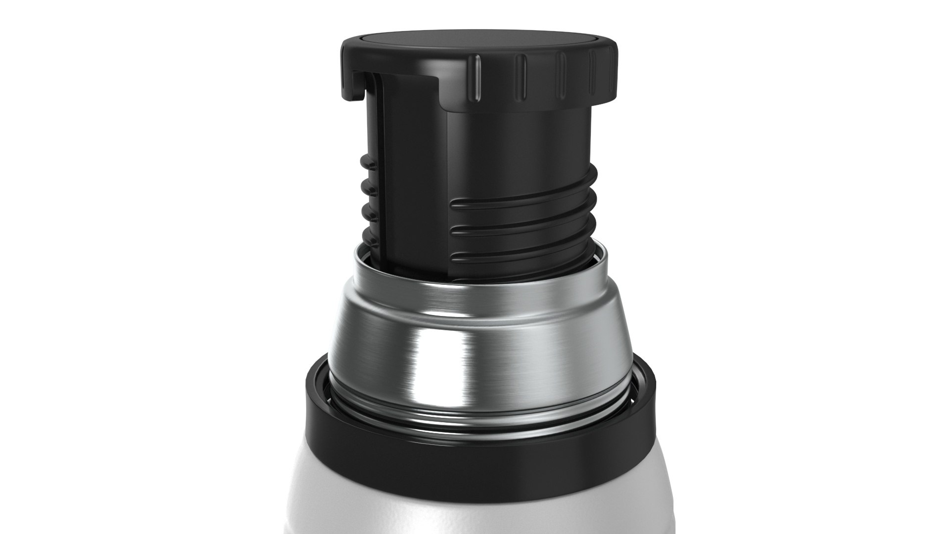 White Thermos Flask Open 3D Model - TurboSquid 2264728