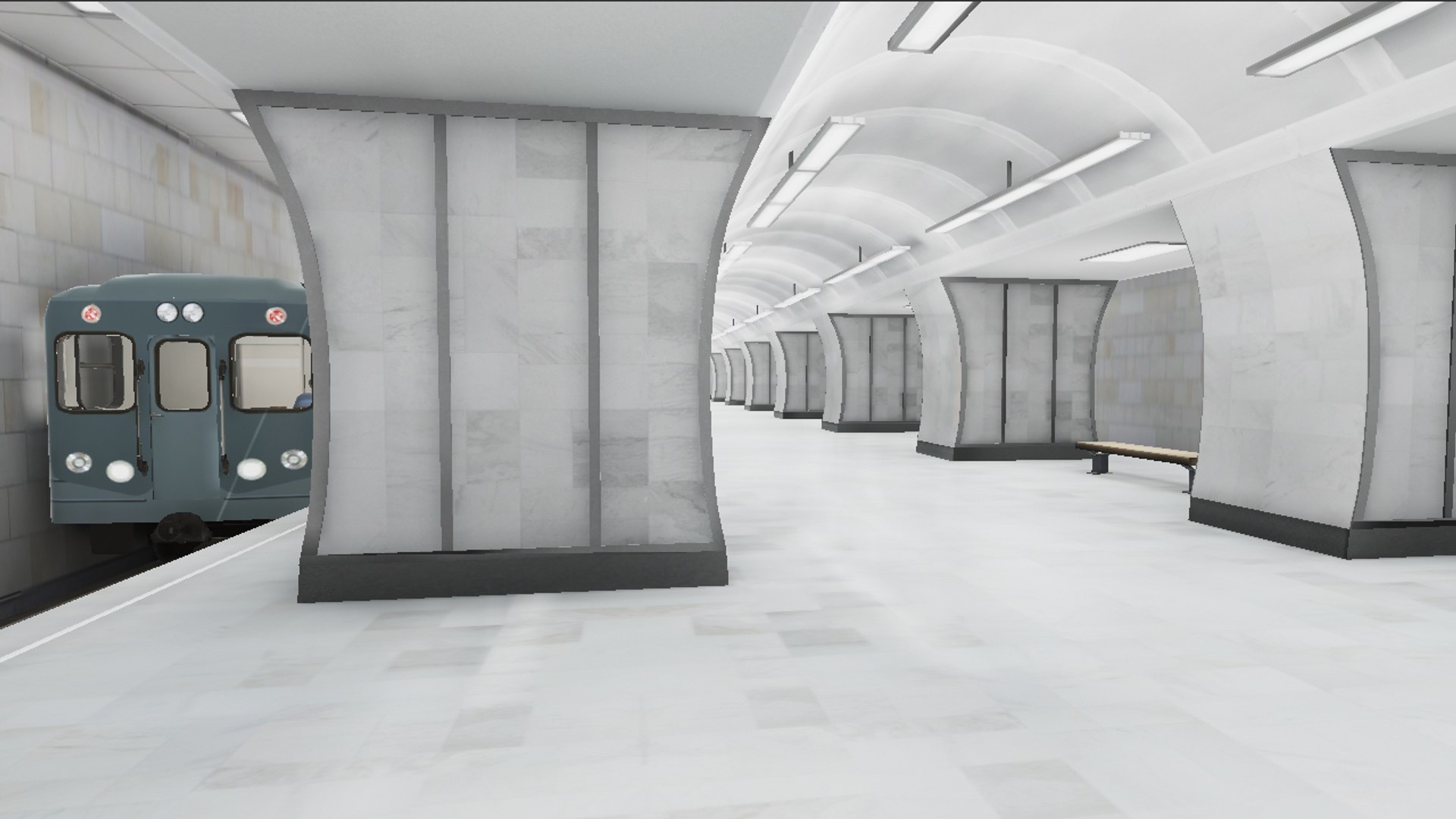 3D Subway Stations 6 Scenes Model - TurboSquid 2394907