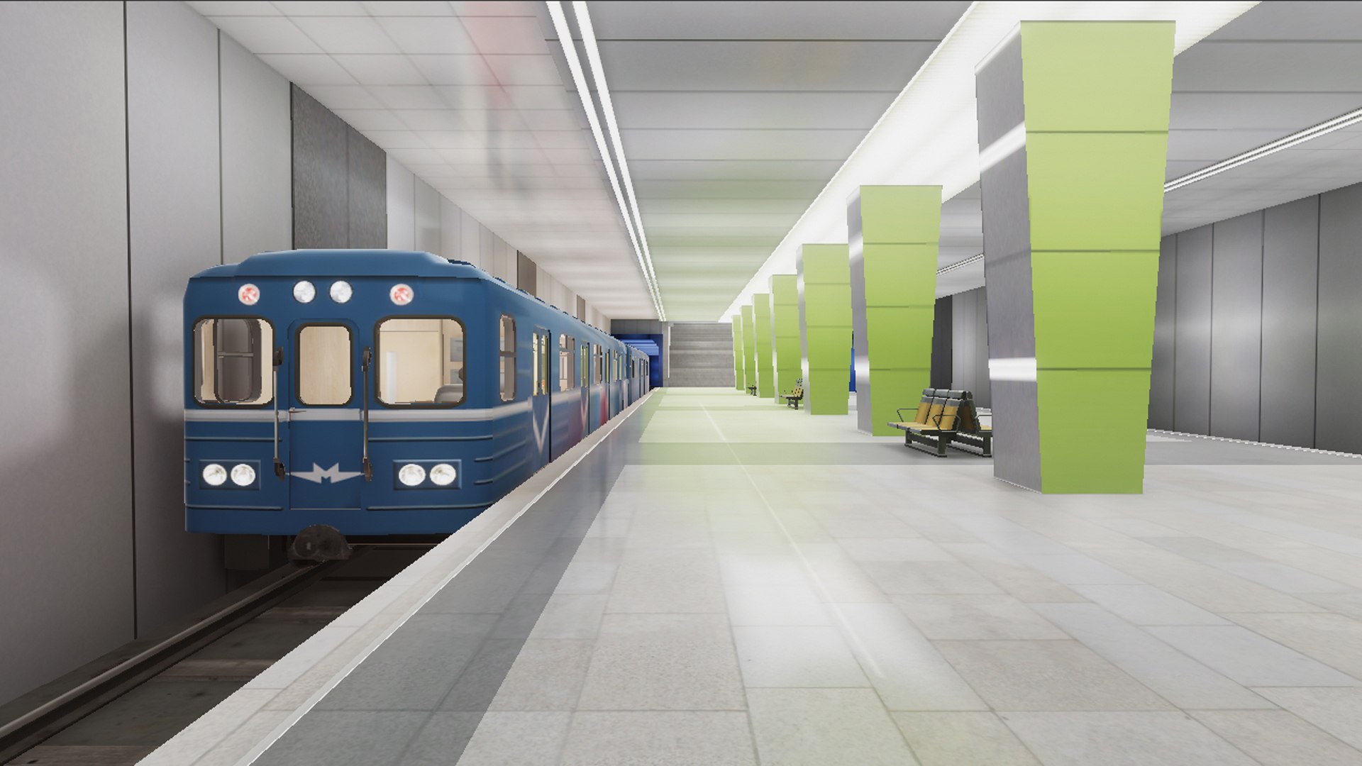 3D Subway Stations 6 Scenes Model - TurboSquid 2394907