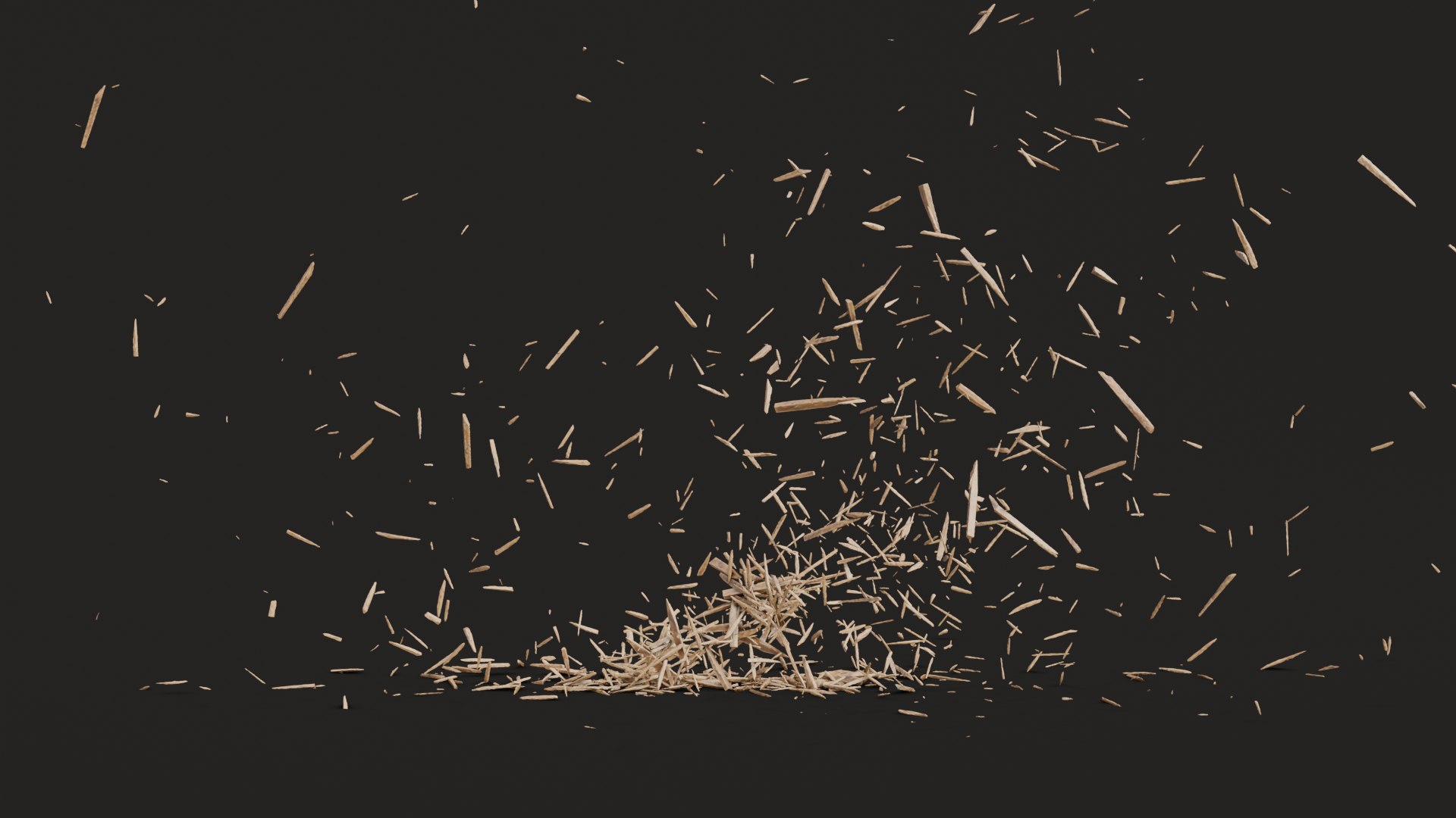 3D Model Animated Splinter Explode Side - TurboSquid 1778133