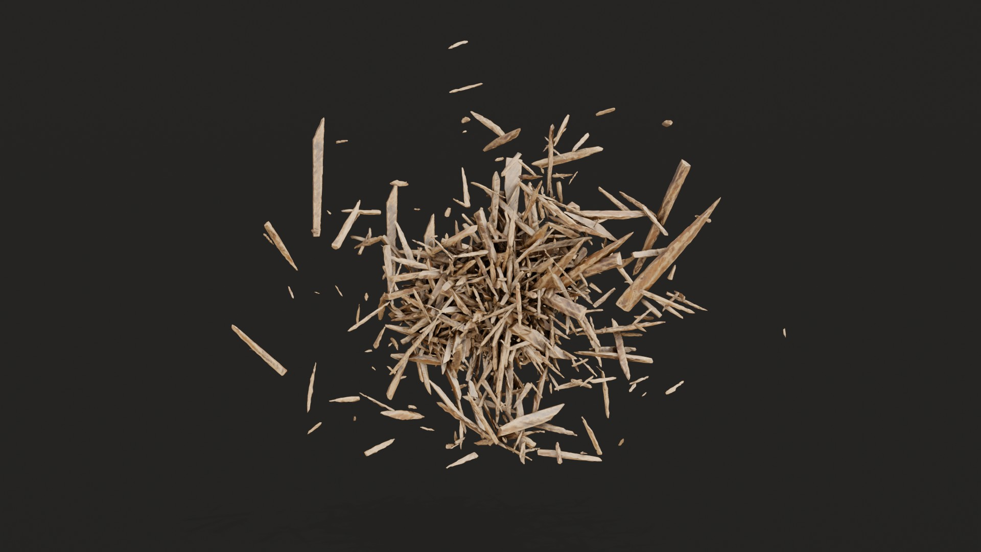 3D Model Animated Splinter Explode Side - TurboSquid 1778133