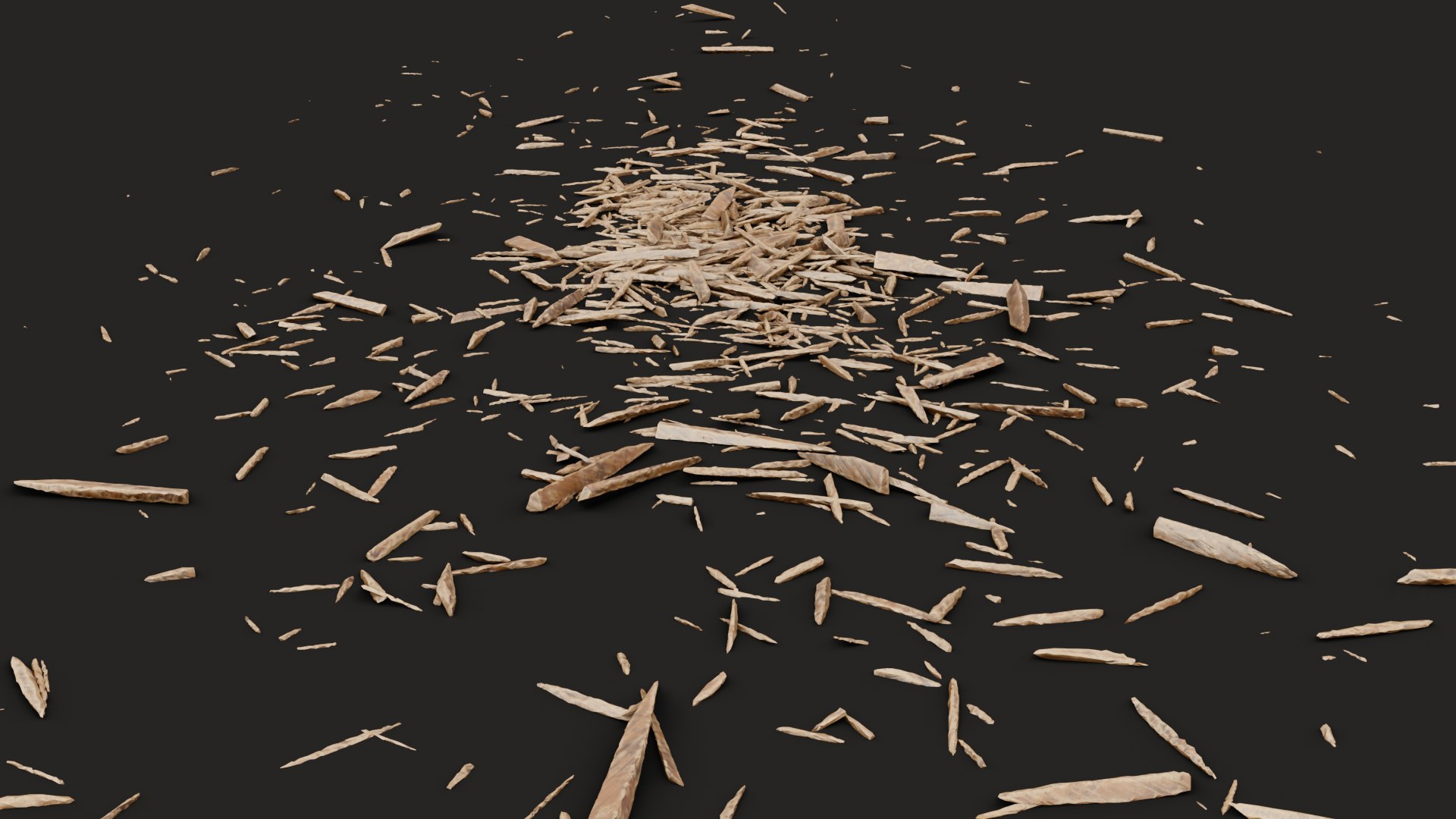 3D Model Animated Splinter Explode Side - TurboSquid 1778133