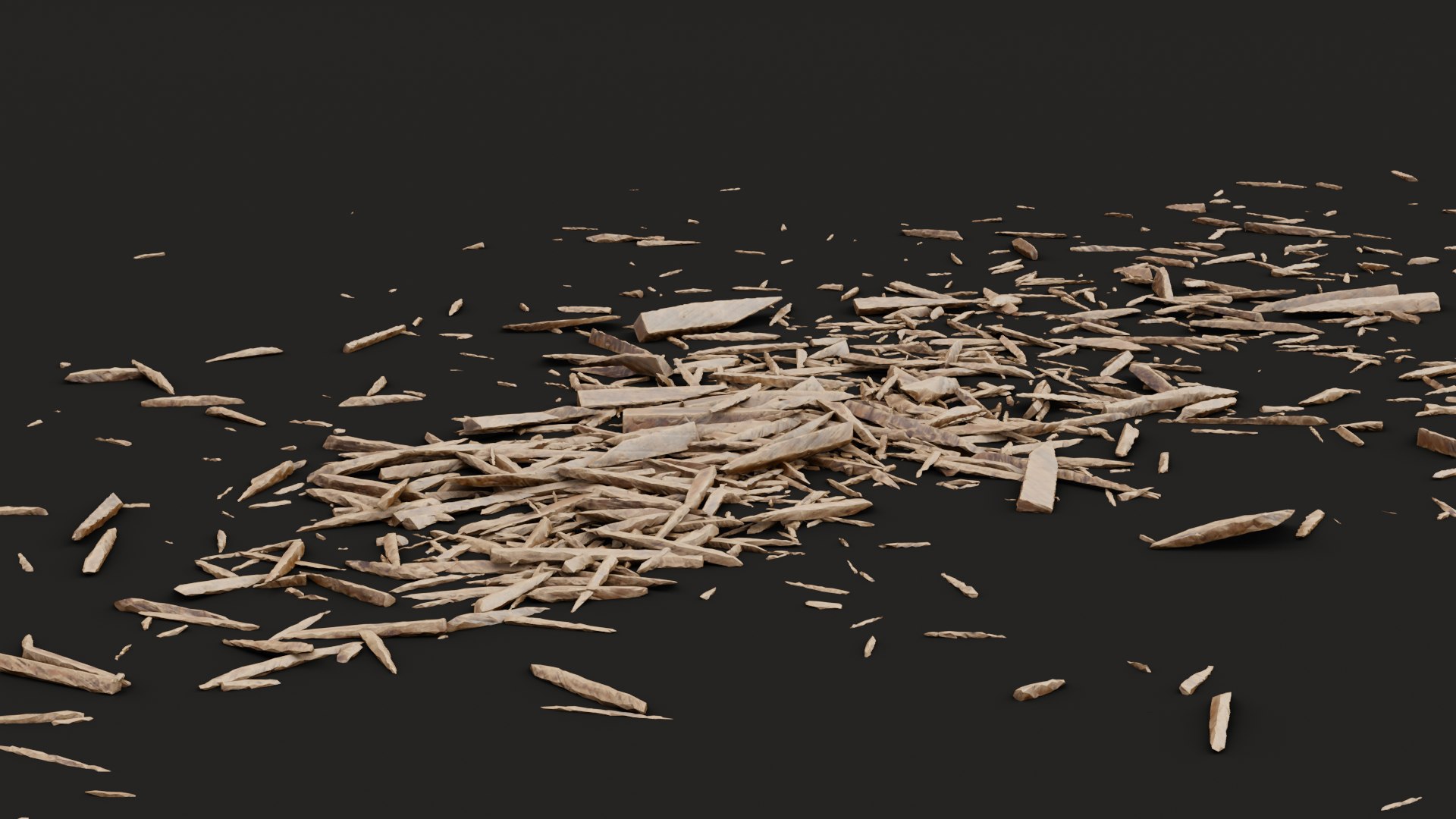 3D Model Animated Splinter Explode Side - TurboSquid 1778133