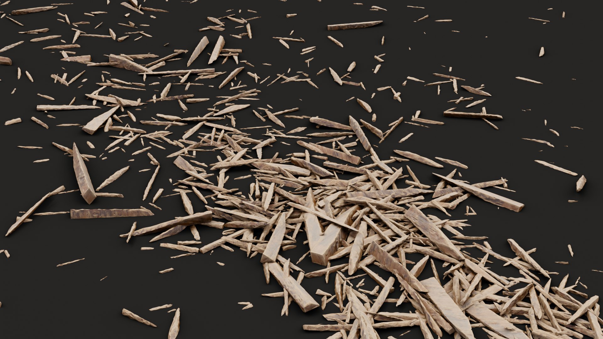 3D Model Animated Splinter Explode Side - TurboSquid 1778133