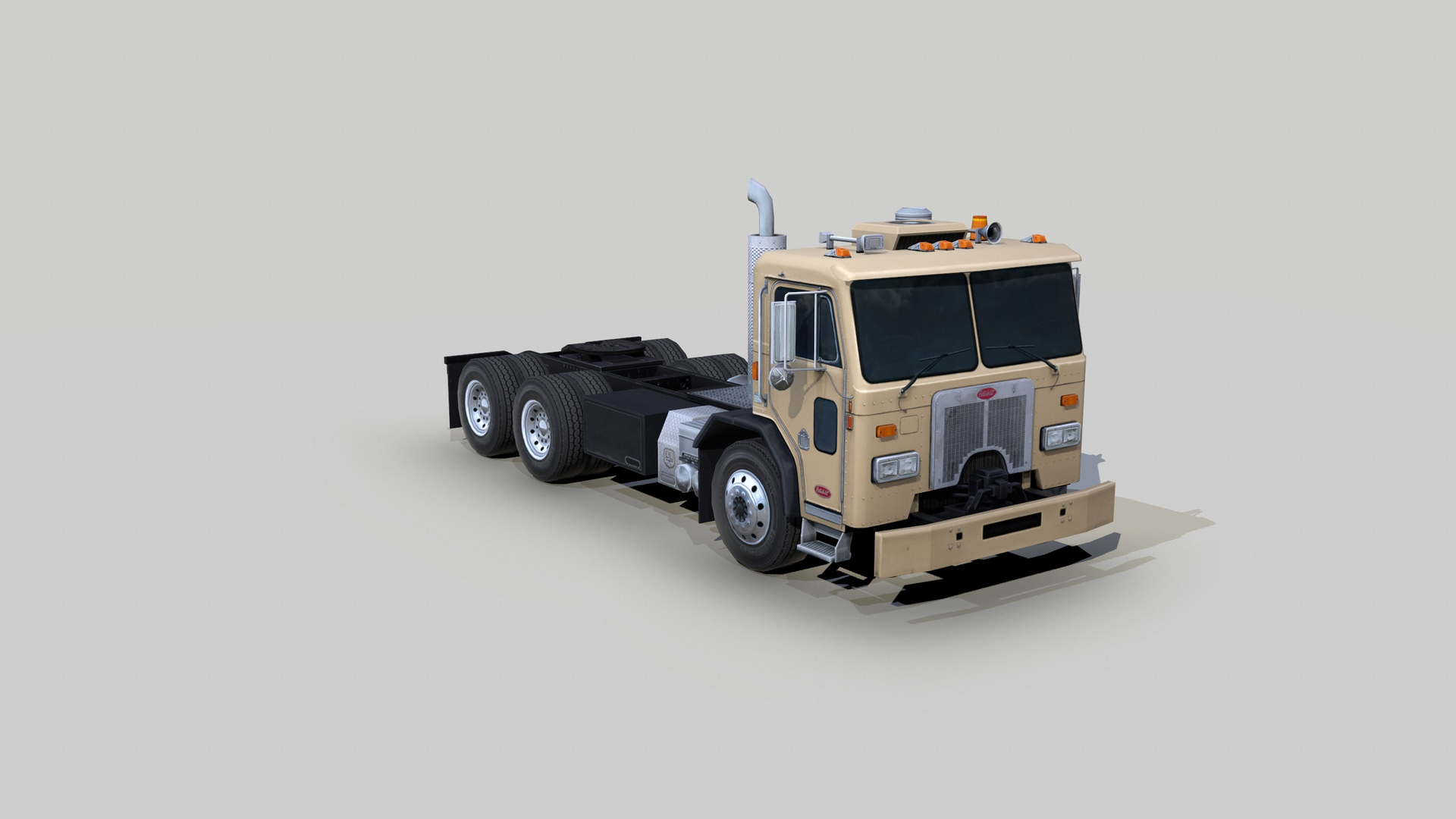 Peterbilt 320 1998 semi truck model - TurboSquid 2178628