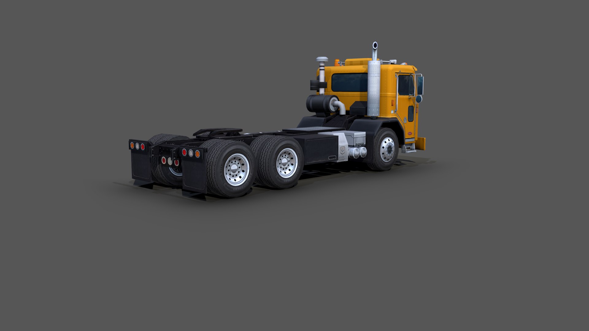 Peterbilt 320 1998 semi truck model - TurboSquid 2178628