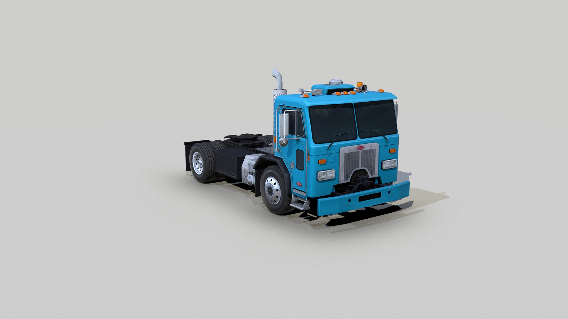 Peterbilt 320 1998 semi truck model - TurboSquid 2178628