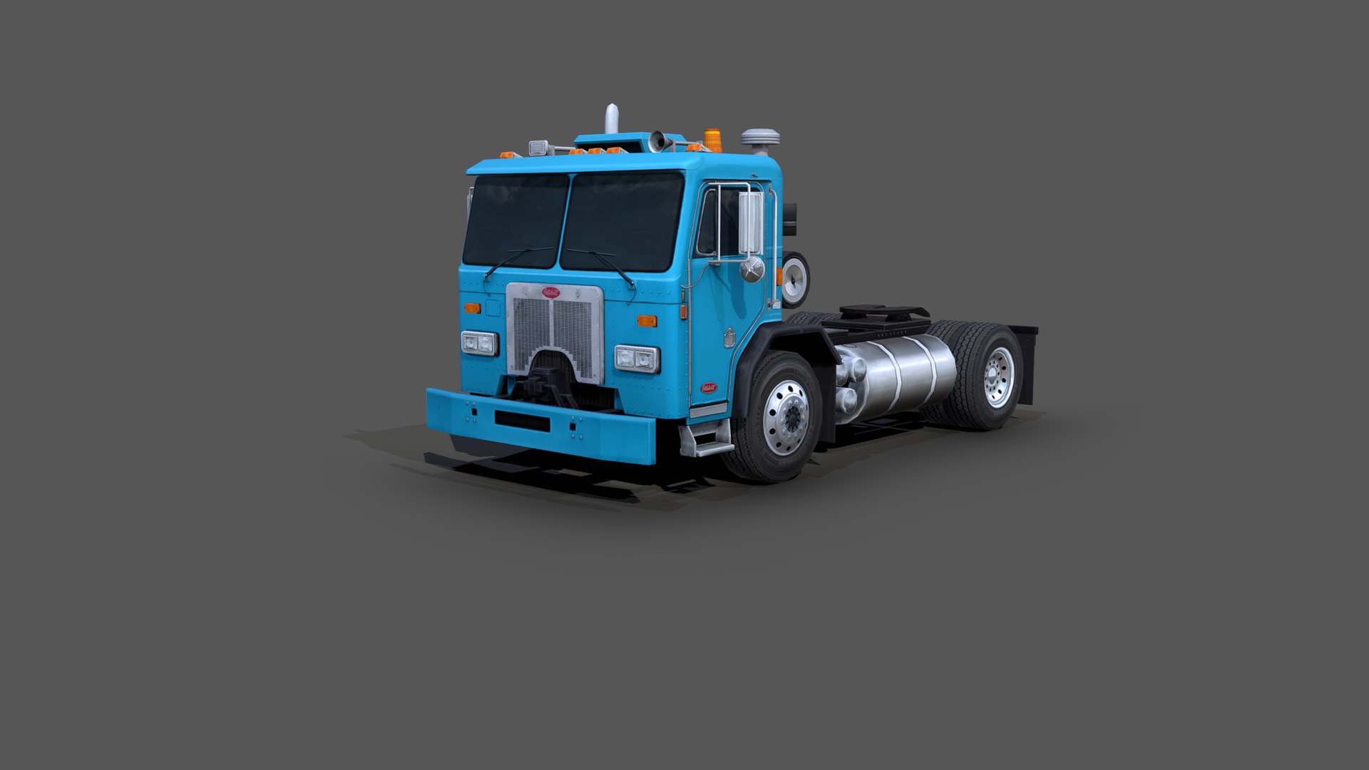 Peterbilt 320 1998 semi truck model - TurboSquid 2178628