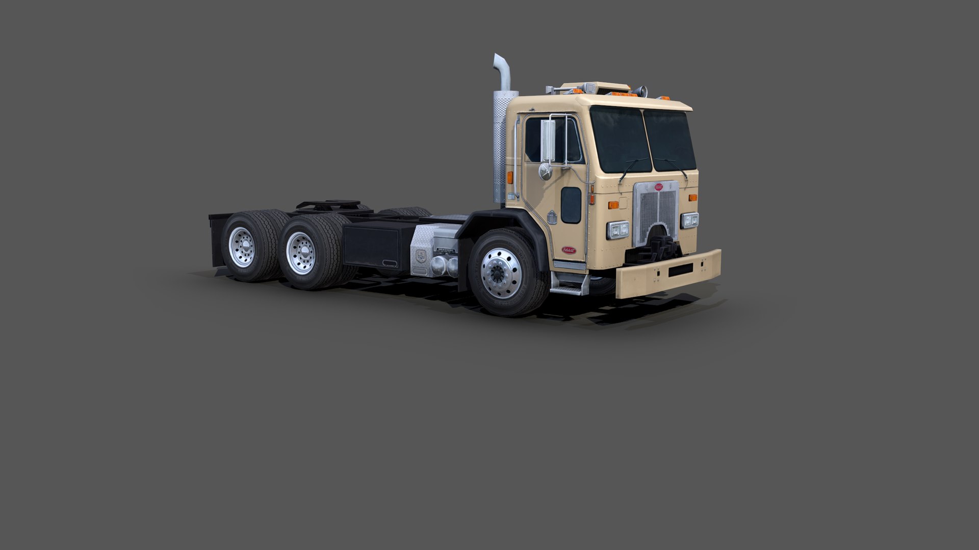 Peterbilt 320 1998 semi truck model - TurboSquid 2178628