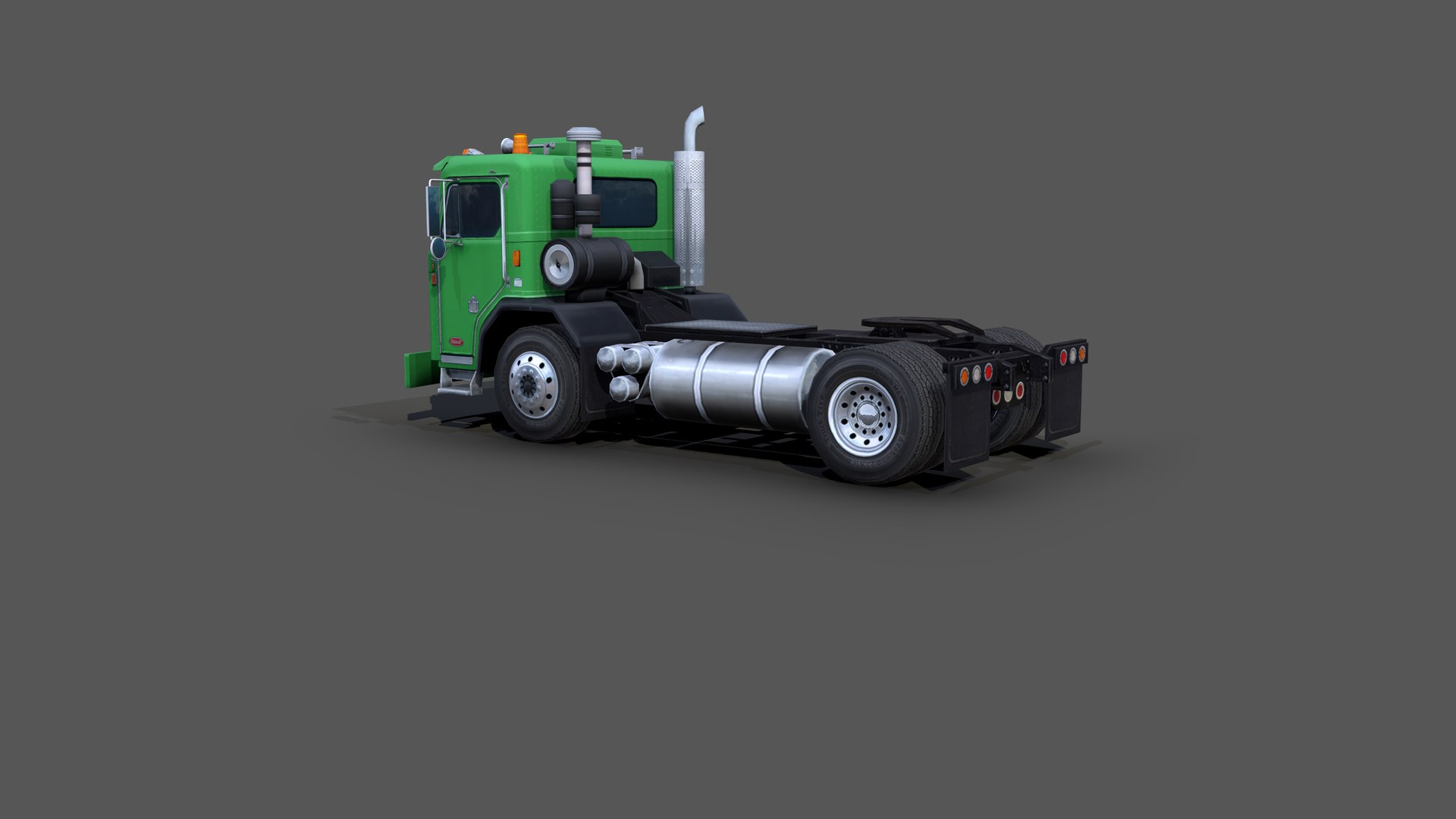 Peterbilt 320 1998 semi truck model - TurboSquid 2178628