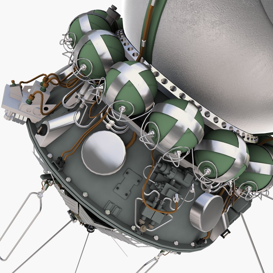 Russian Spaceship Vostok-1 3d Model