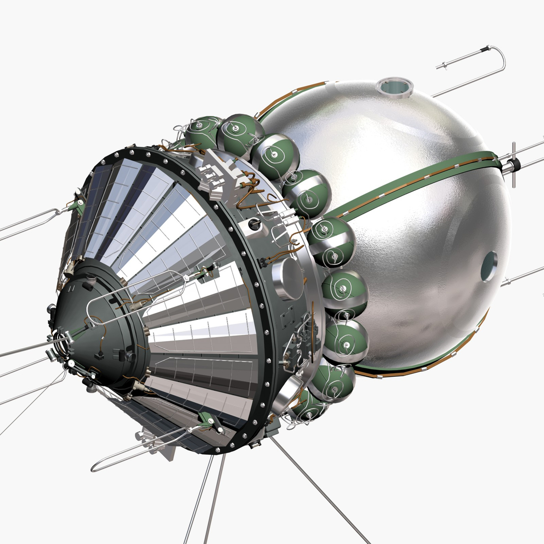 Russian Spaceship Vostok-1 3d Model