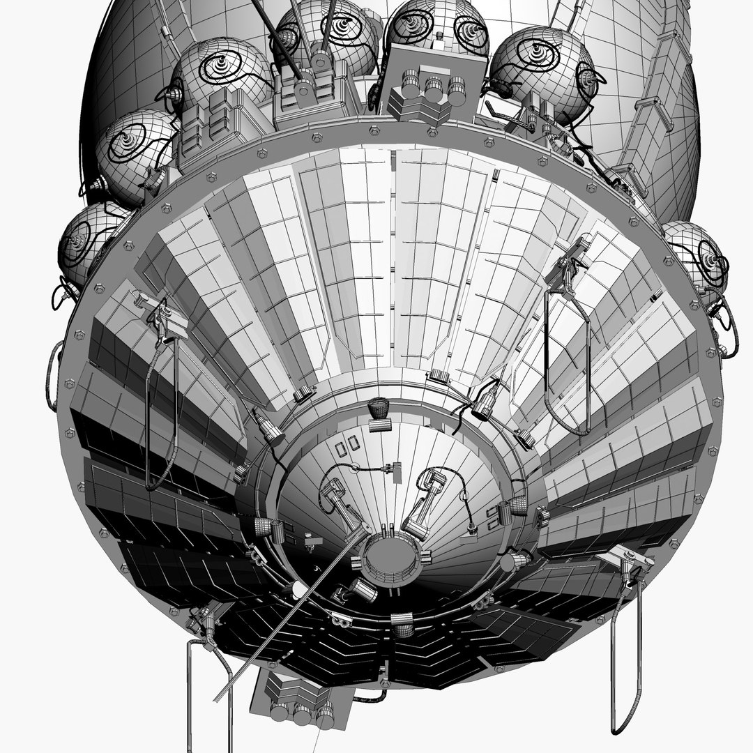 Russian Spaceship Vostok-1 3d Model