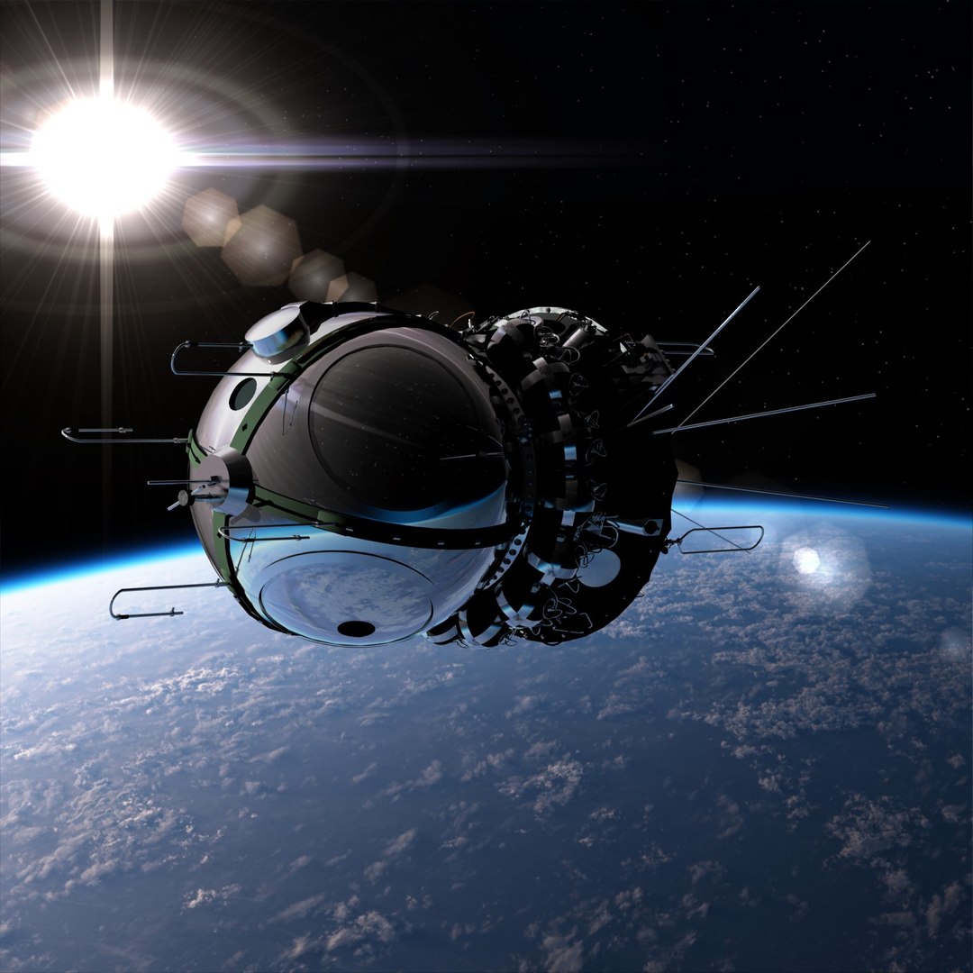 Russian Spaceship Vostok-1 3d Model
