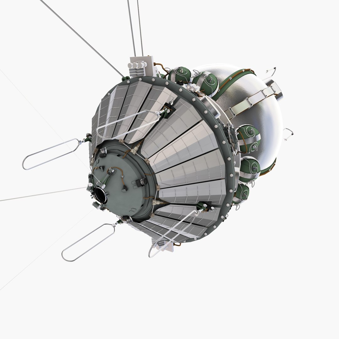 Russian Spaceship Vostok-1 3d Model