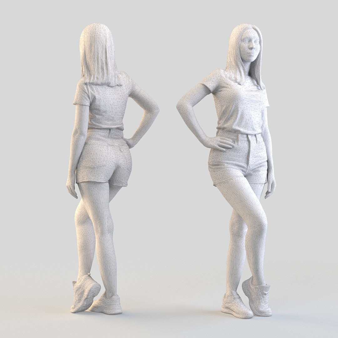 3D scan woman 12 model - TurboSquid 1549693
