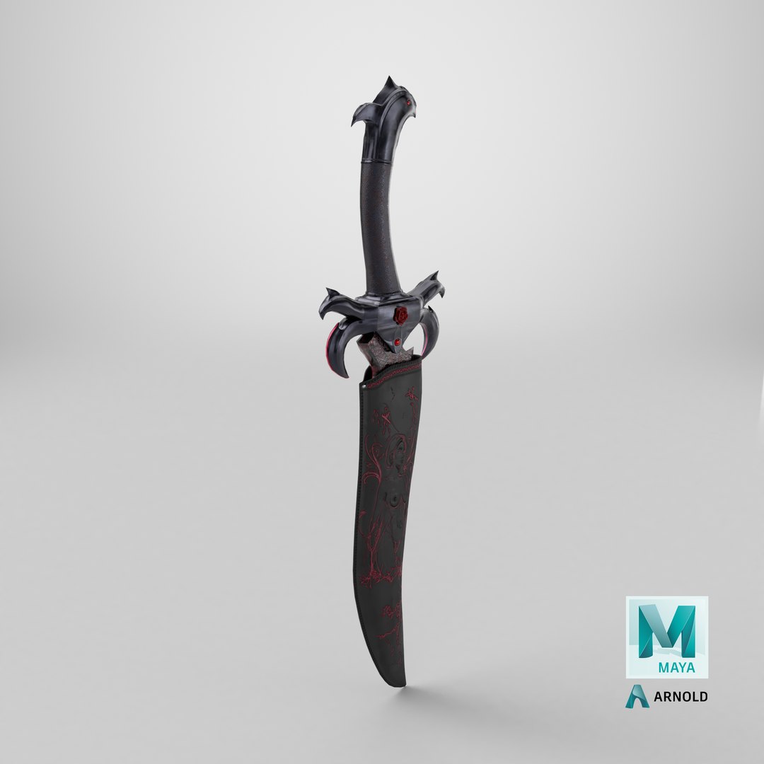 3D Lust Dagger Model - TurboSquid 2391361