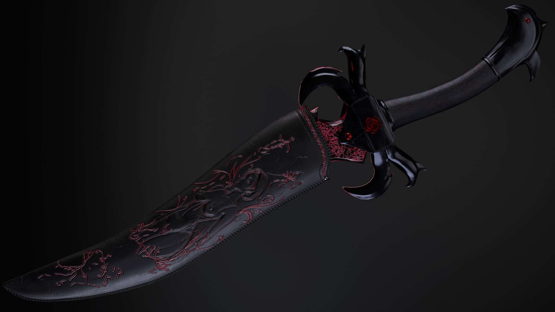 3D Lust Dagger Model - TurboSquid 2391361