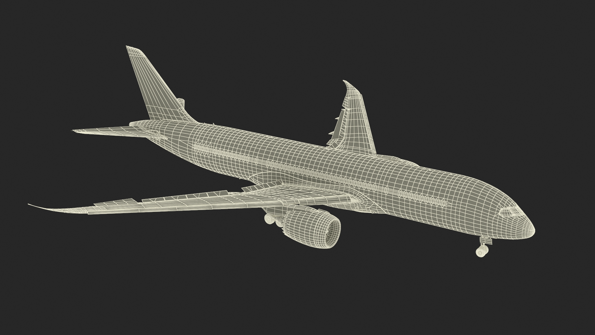 Air India Boeing 787-8 Dreamliner Aircraft Rigged For Cinema 4D 3D ...