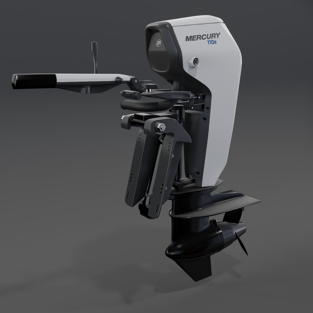 3D Mercury Avator 110e Motor 3D Model - TurboSquid 2240315