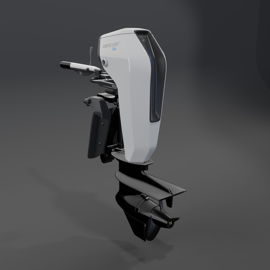 3D Mercury Avator 110e Motor 3D Model - TurboSquid 2240315