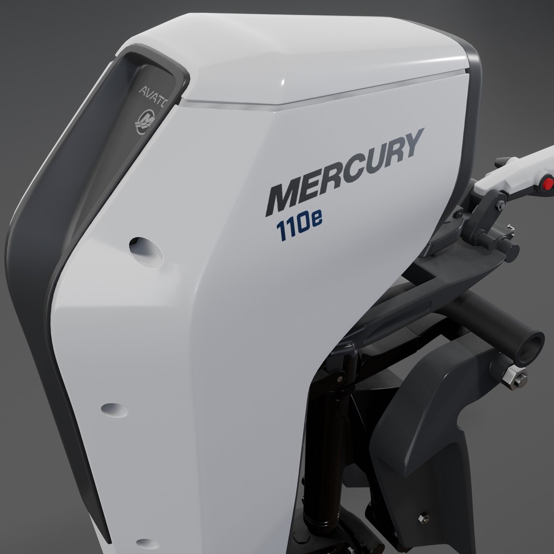 3D Mercury Avator 110e Motor 3D Model - TurboSquid 2240315