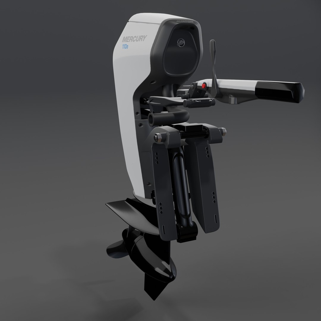 3D Mercury Avator 110e Motor 3D Model - TurboSquid 2240315
