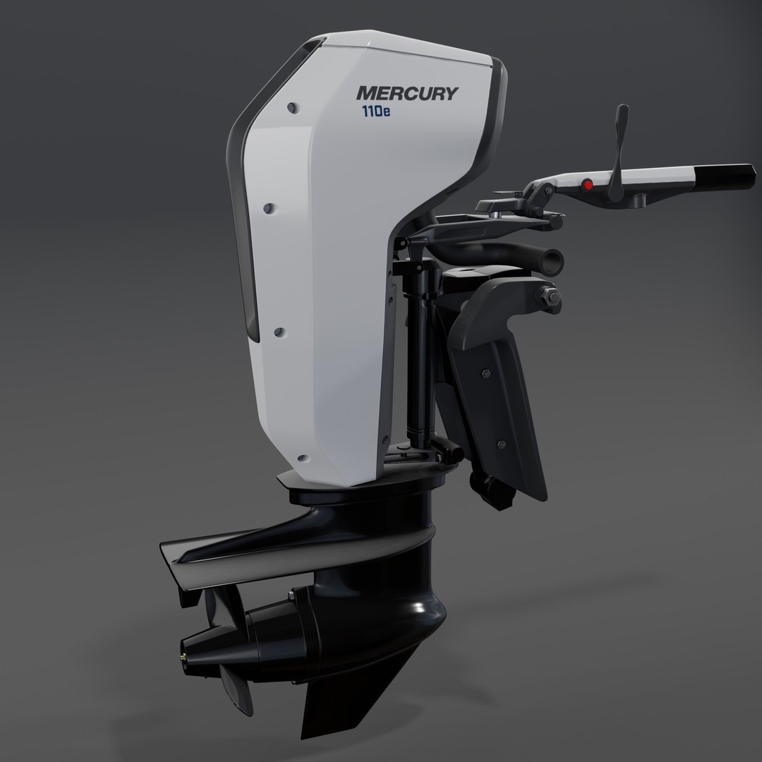 3D Mercury Avator 110e Motor 3D Model - TurboSquid 2240315