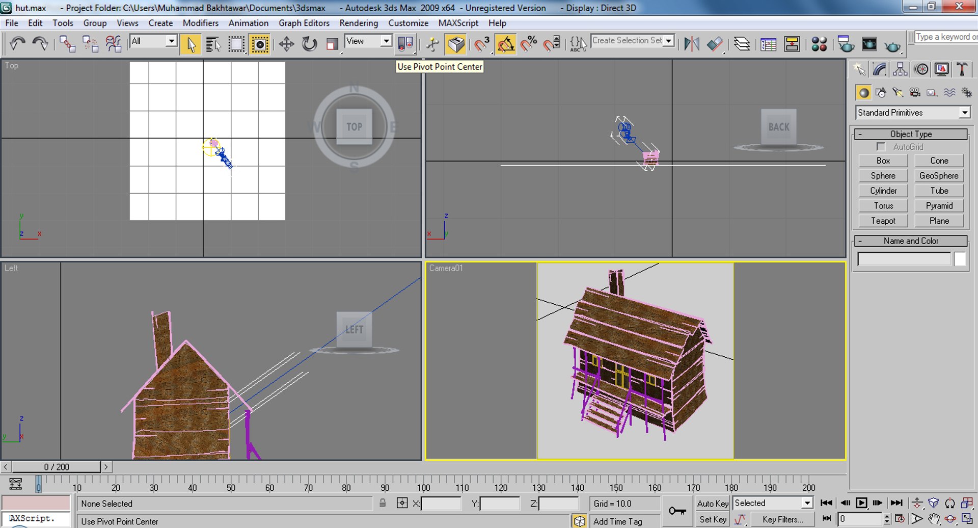 3D Model Wild West Hut - TurboSquid 1380400