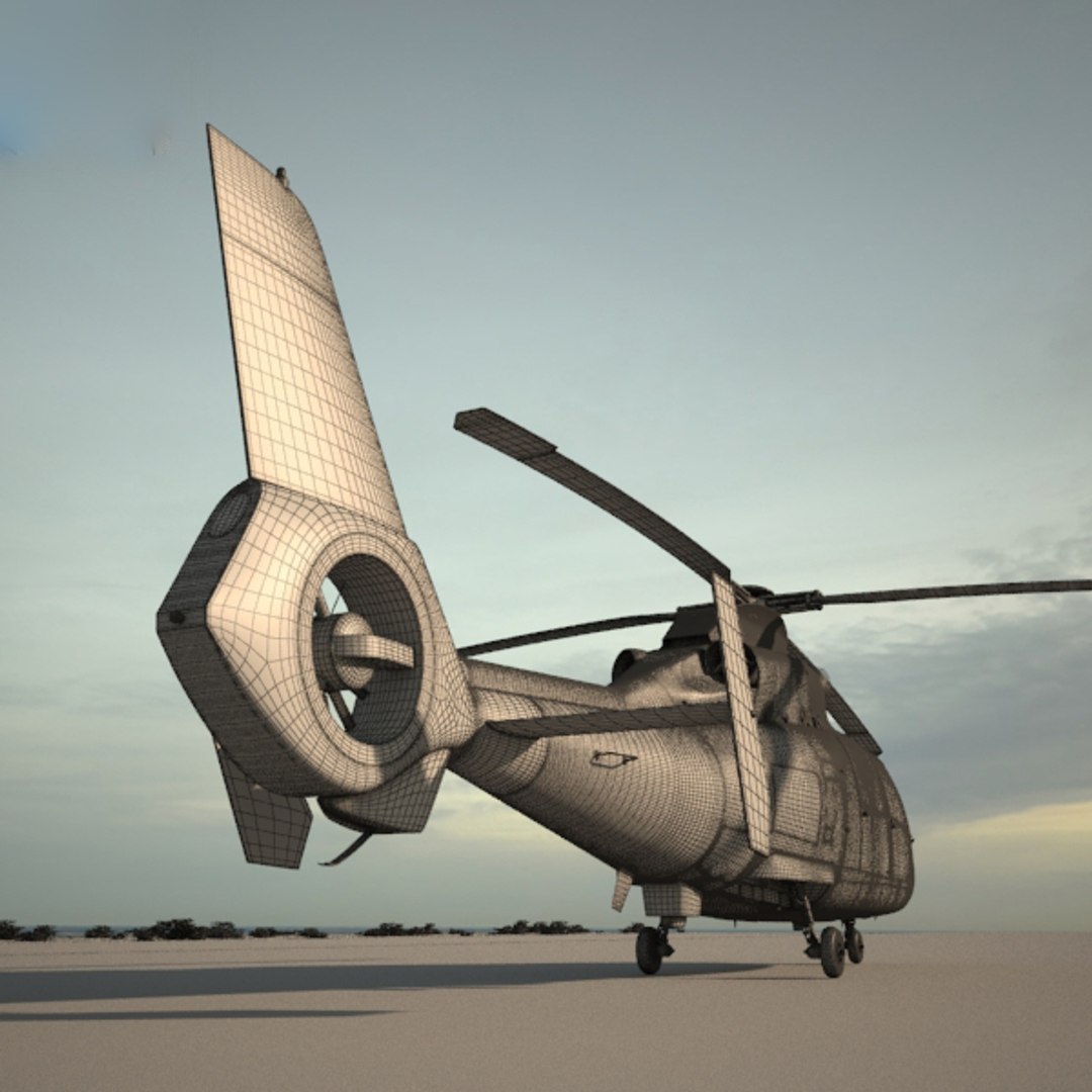 Eurocopter As365 365 3D - TurboSquid 1331055