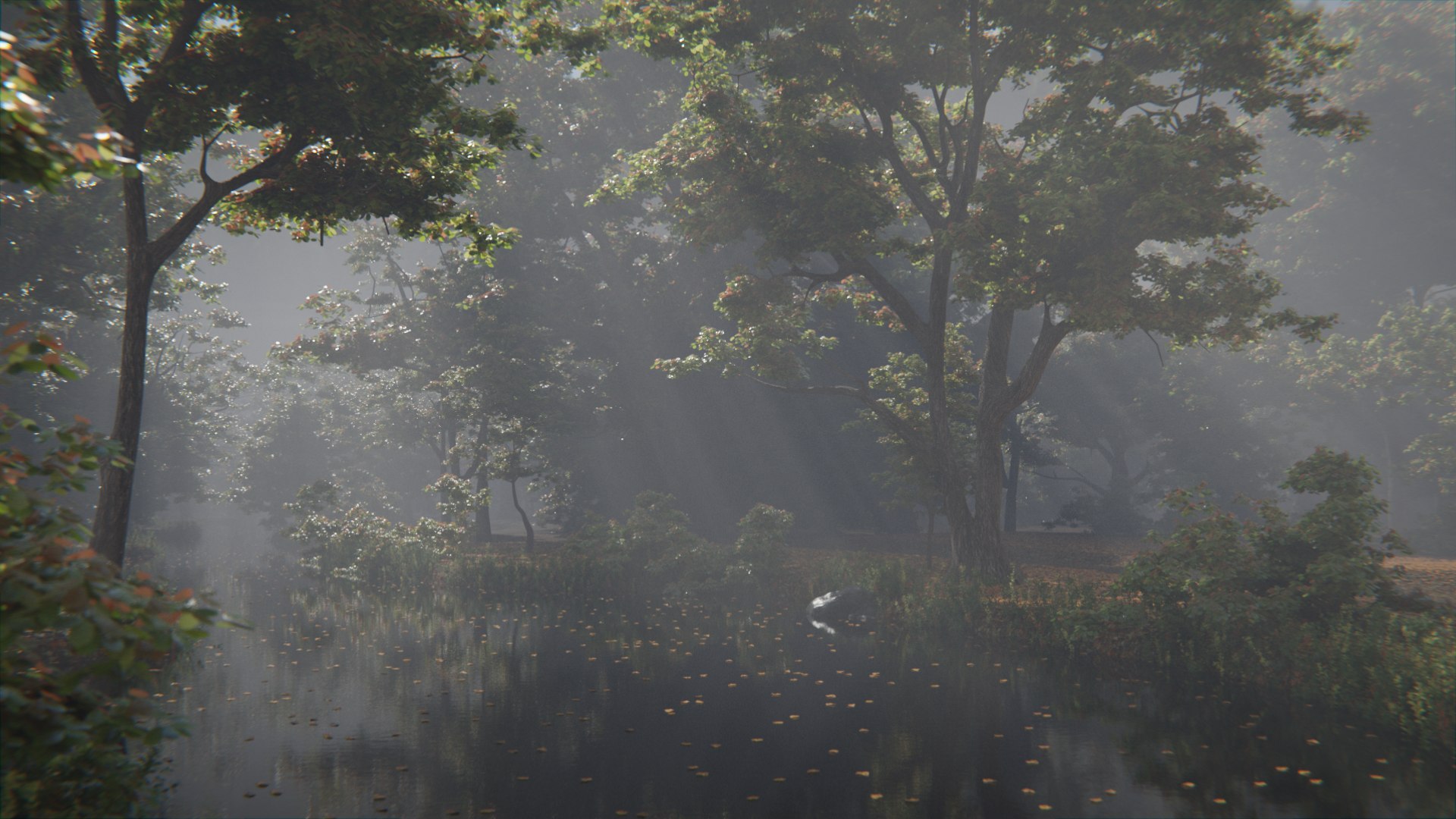 3D British Forest Scene - TurboSquid 2063485