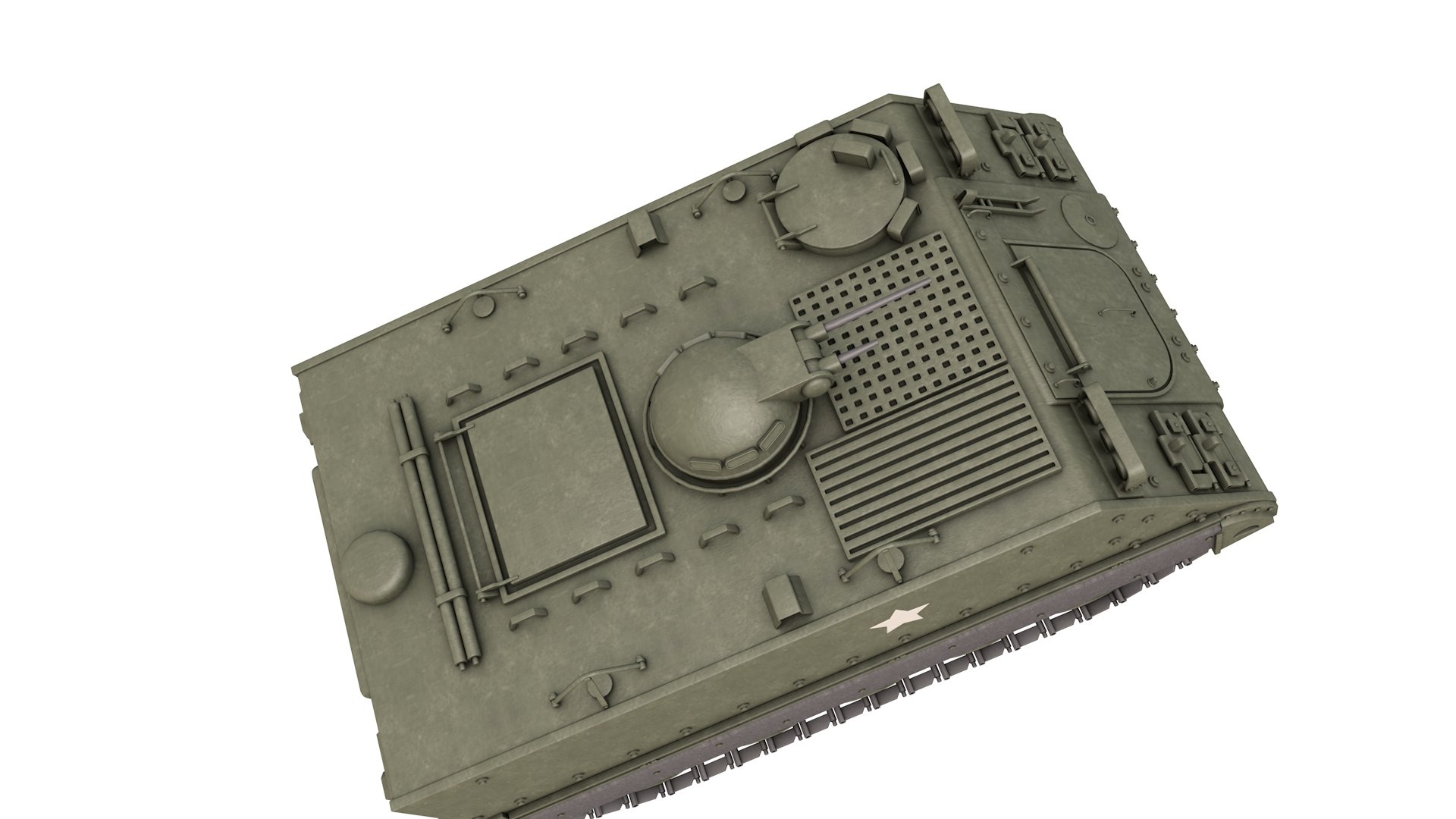 M132 Zippo Armored Flamethrower 3D - TurboSquid 2330980