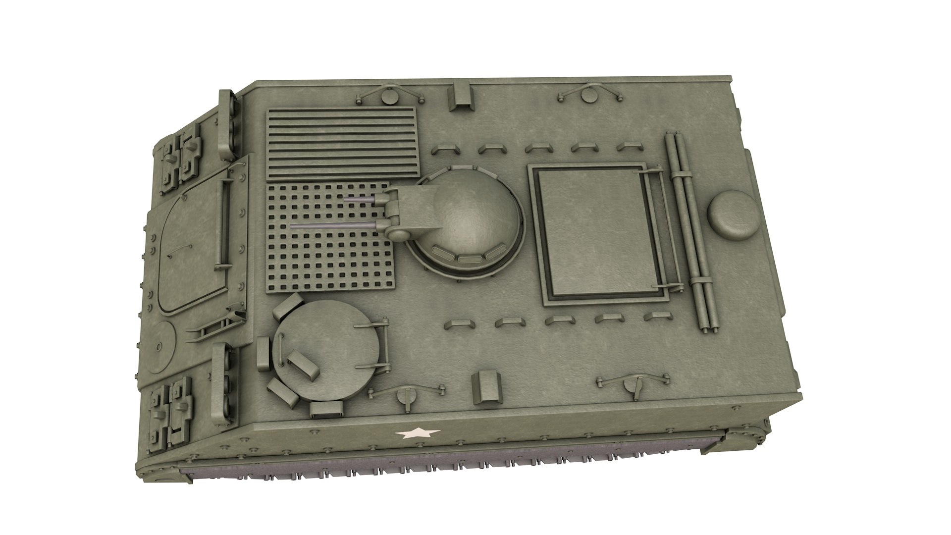 M132 Zippo Armored Flamethrower 3D - TurboSquid 2330980