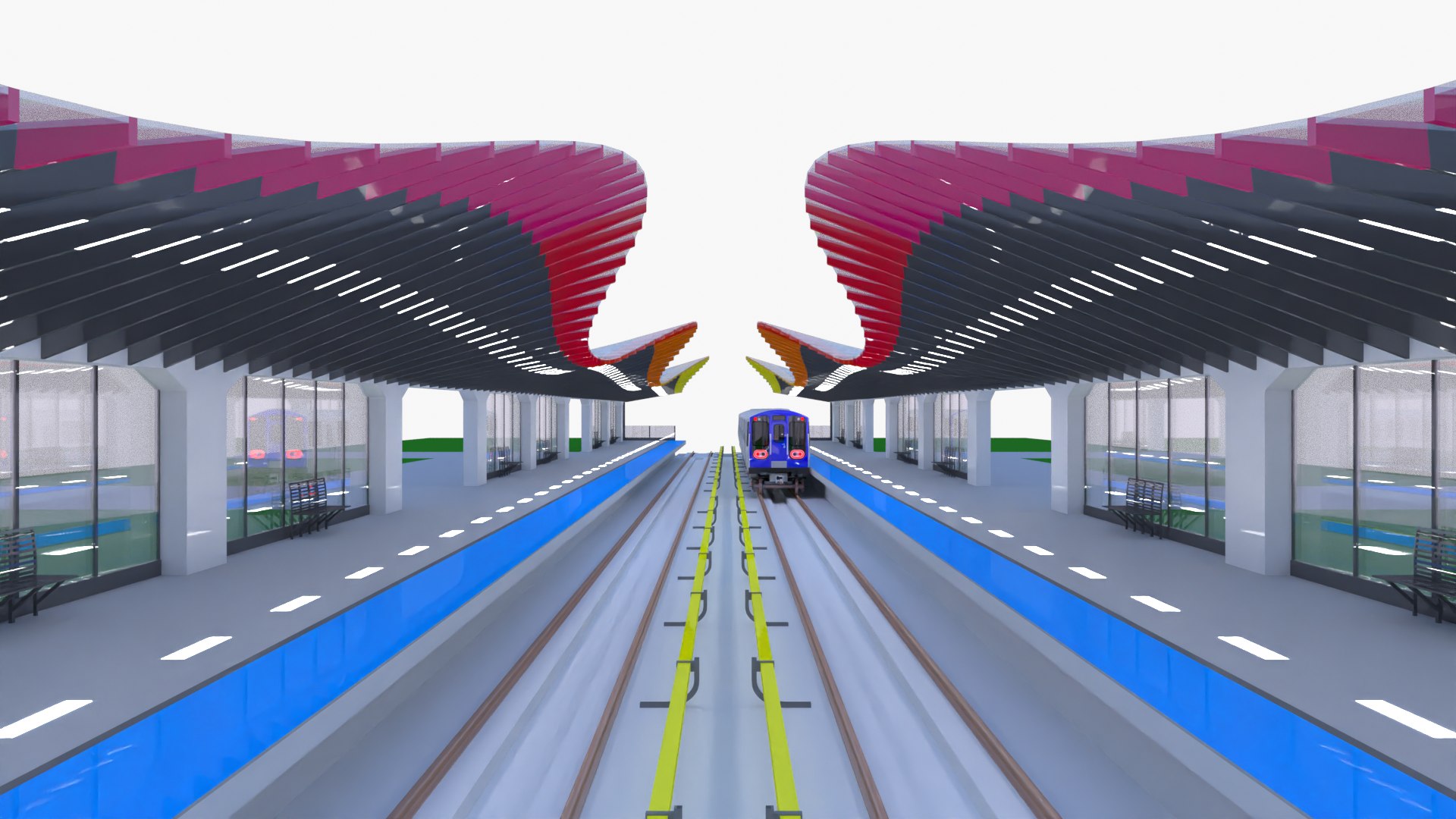 Chicago Metro Station 3D Model - TurboSquid 2160185