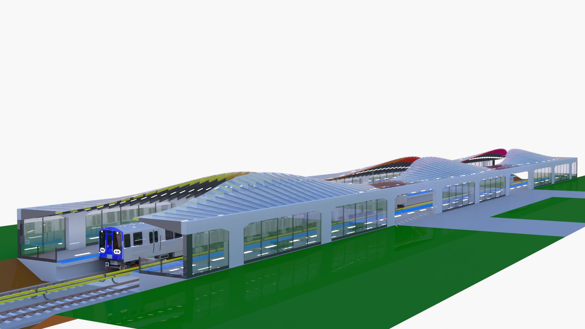 Chicago Metro Station 3D Model - TurboSquid 2160185