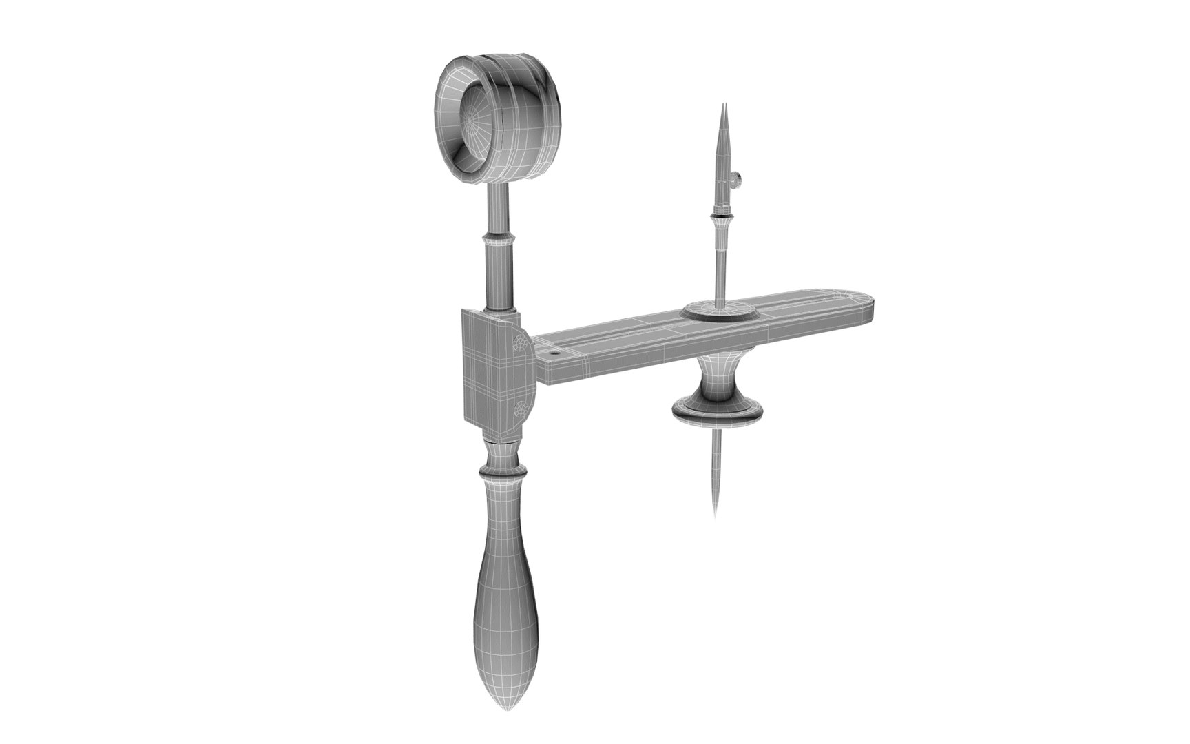 3D folding botanical microscope - TurboSquid 1296494