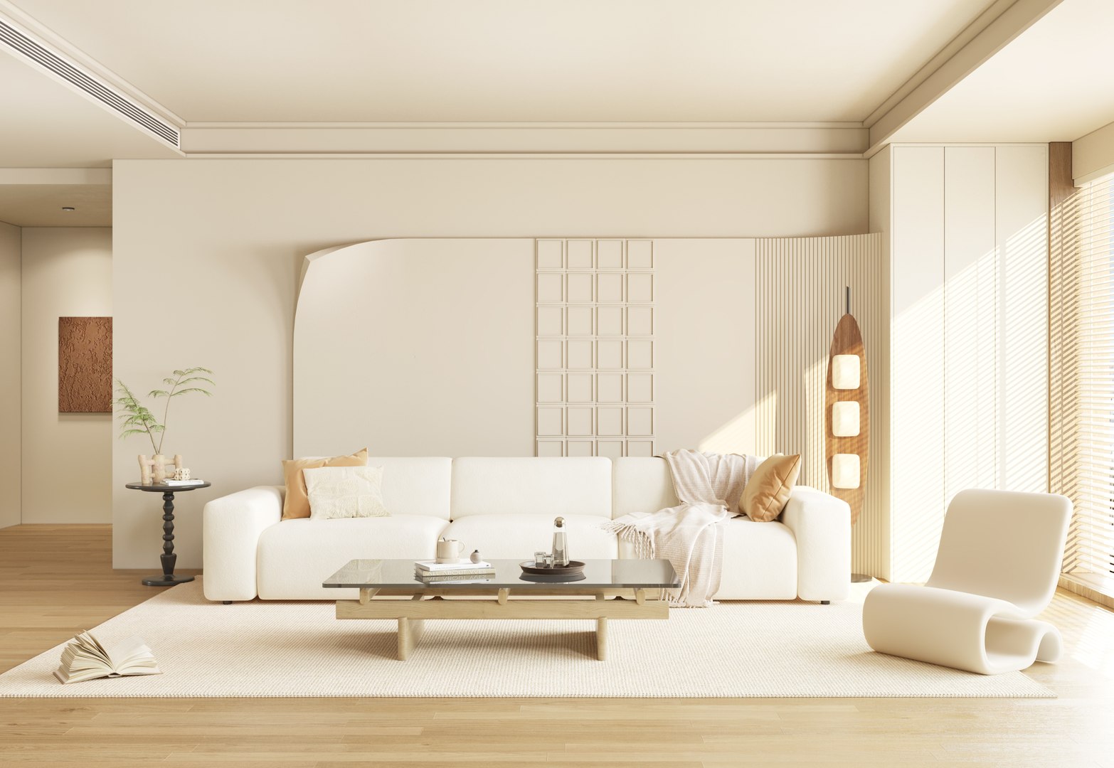 Modern residential indoor 3 d model 3D model - TurboSquid 2042254