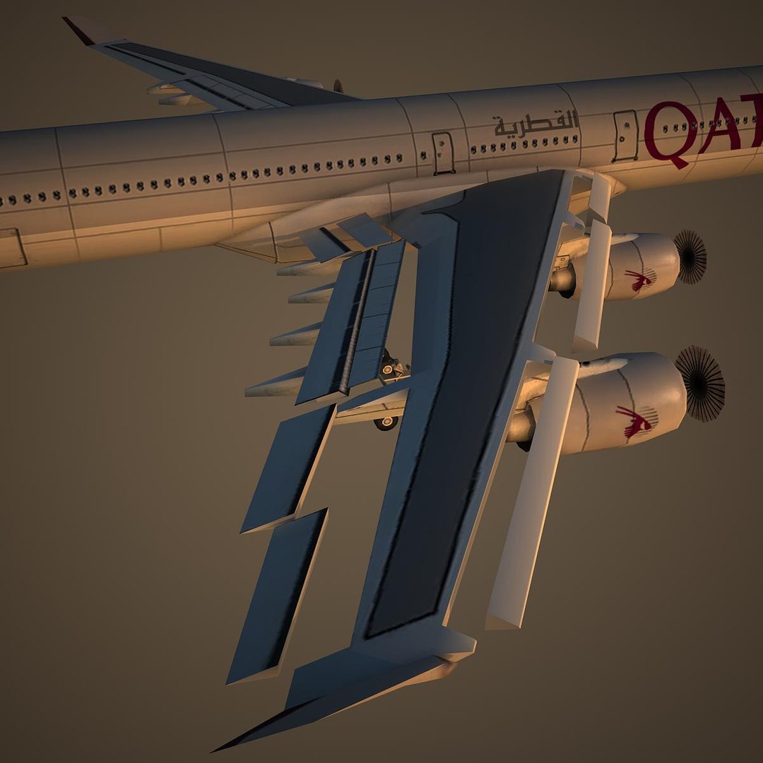 3d Airbus Qtr Model