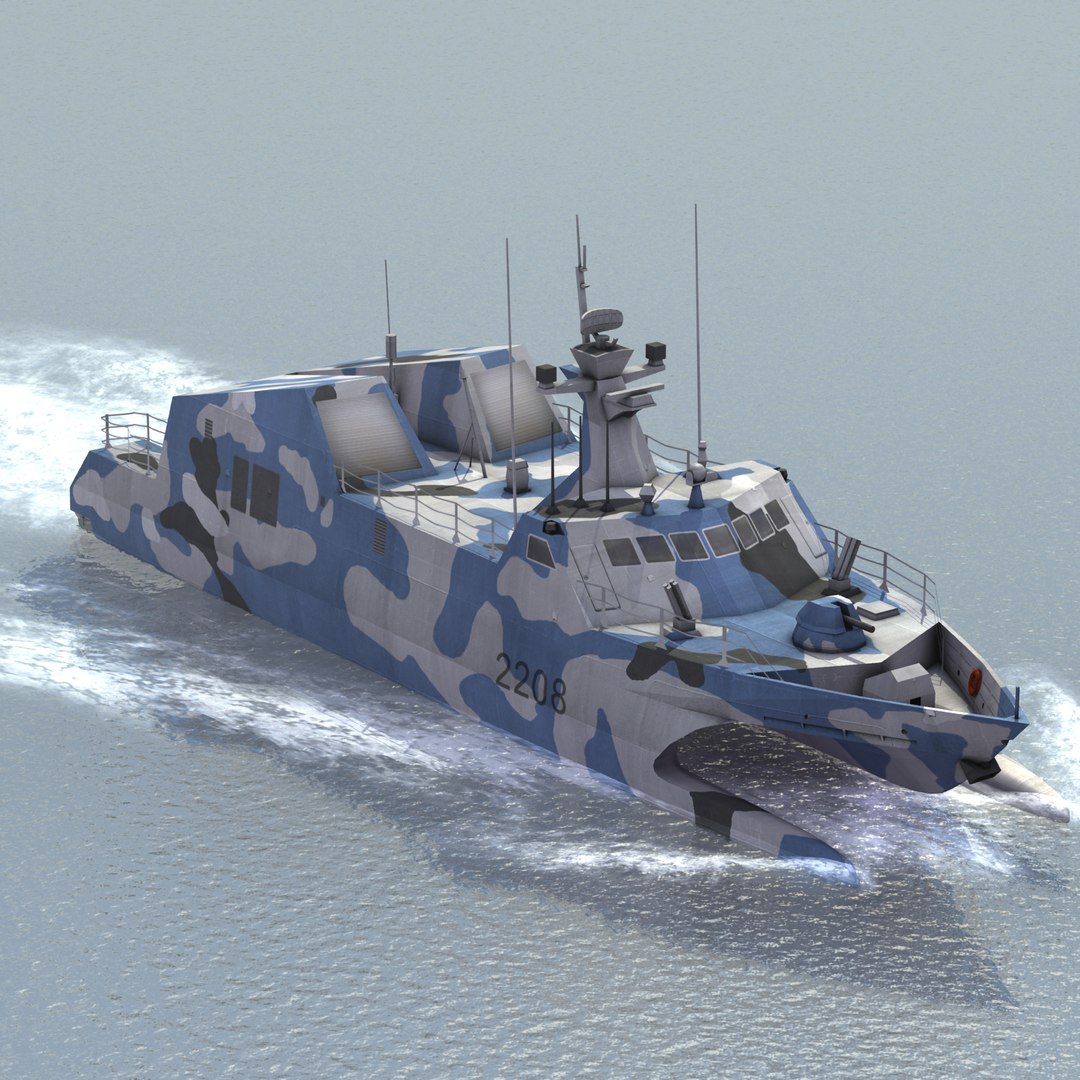 Chinese Navy Houbei Type022 3d 3ds