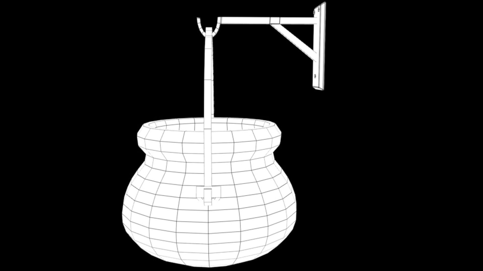 3D Model Hanging Cauldron - TurboSquid 1613739