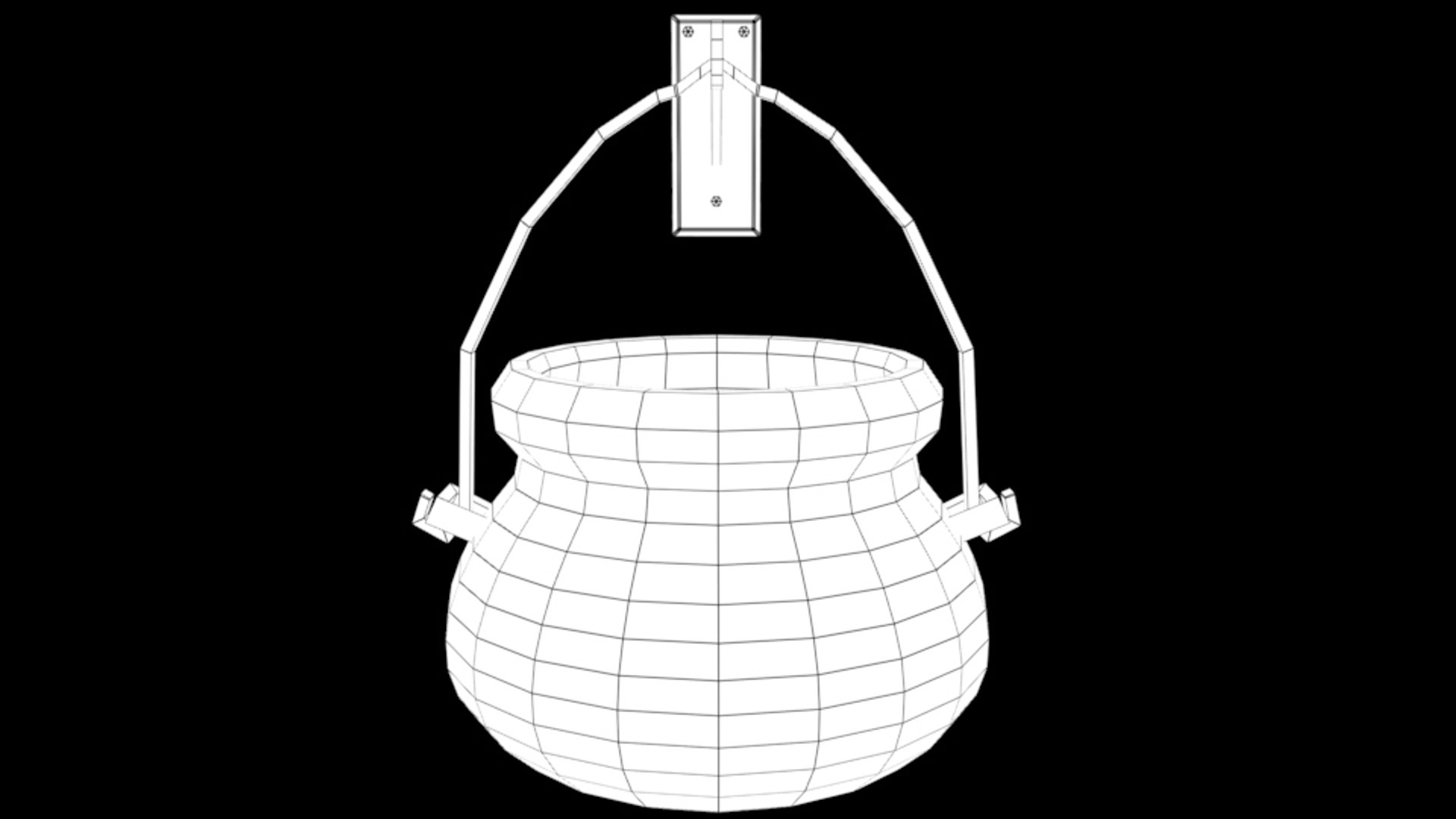 3D Model Hanging Cauldron - TurboSquid 1613739