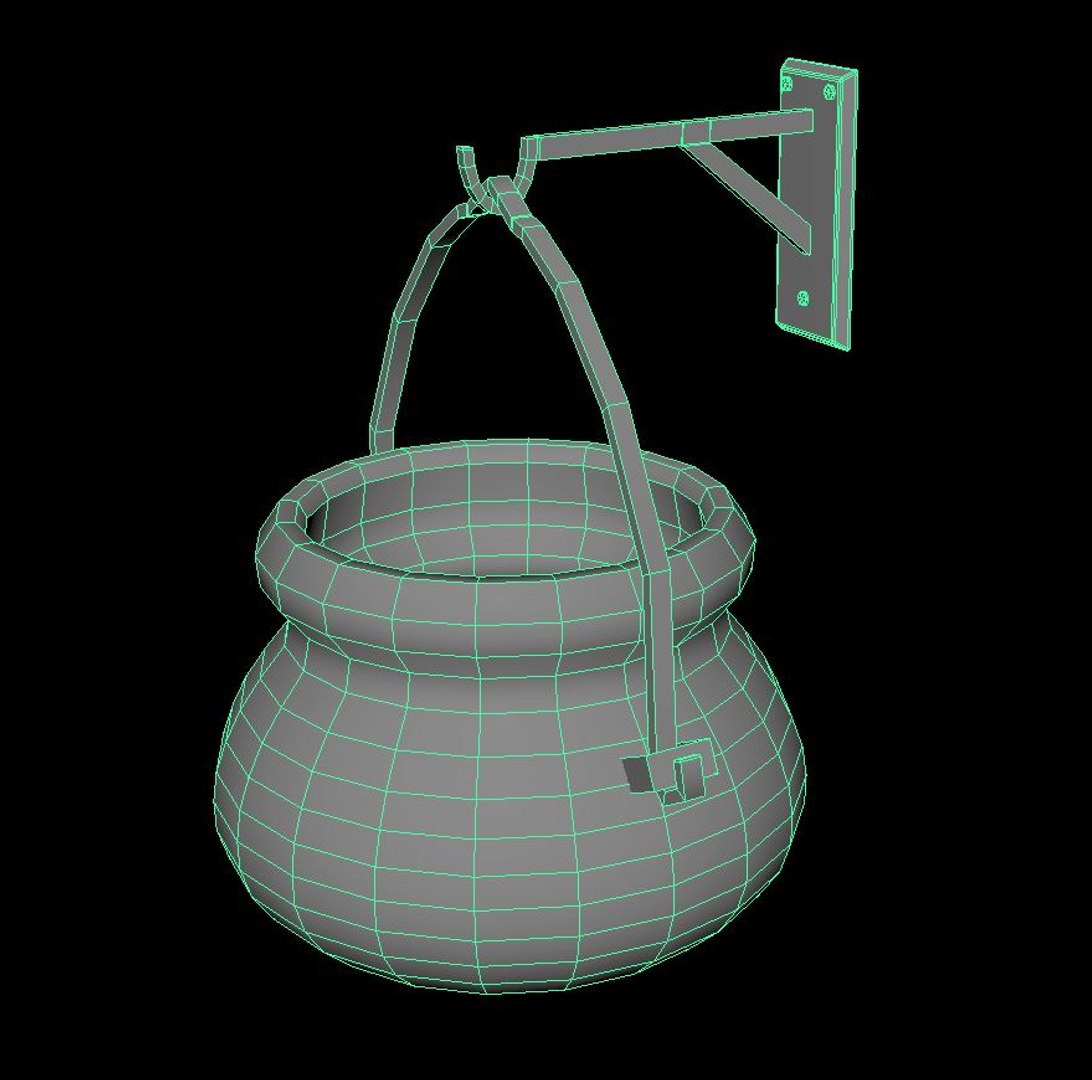 3D Model Hanging Cauldron - TurboSquid 1613739