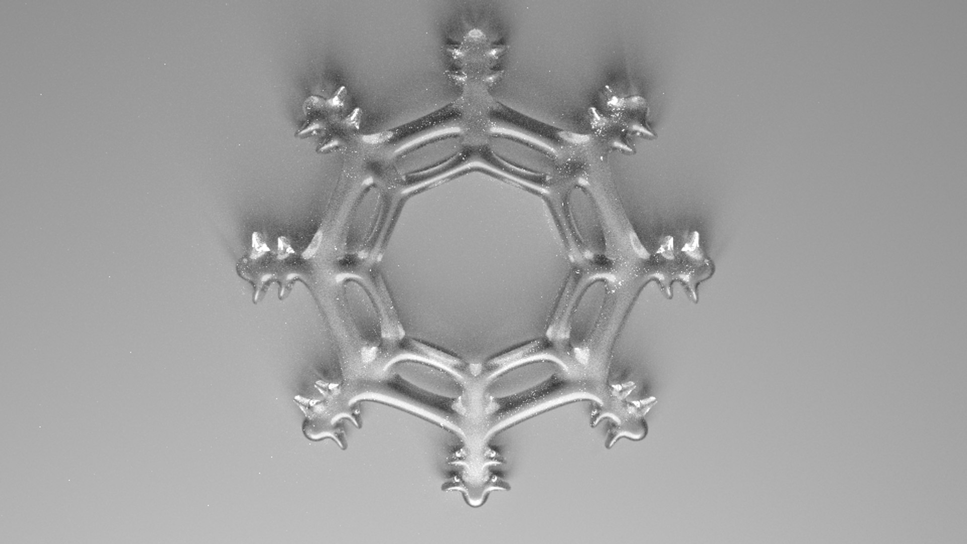3D Snowflake 3 Model - TurboSquid 1571340