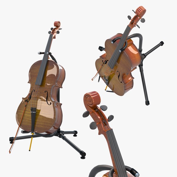 Violoncelo e suporte Modelo 3D - TurboSquid 2032031