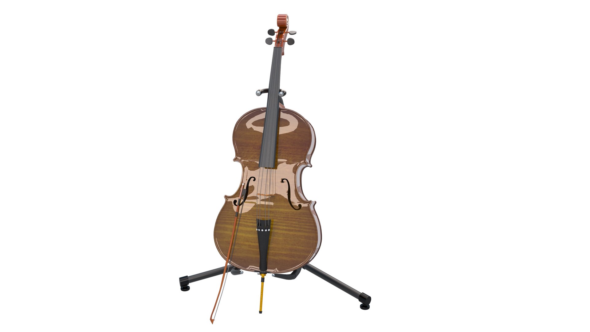 Cello And Stand Model - TurboSquid 2032031