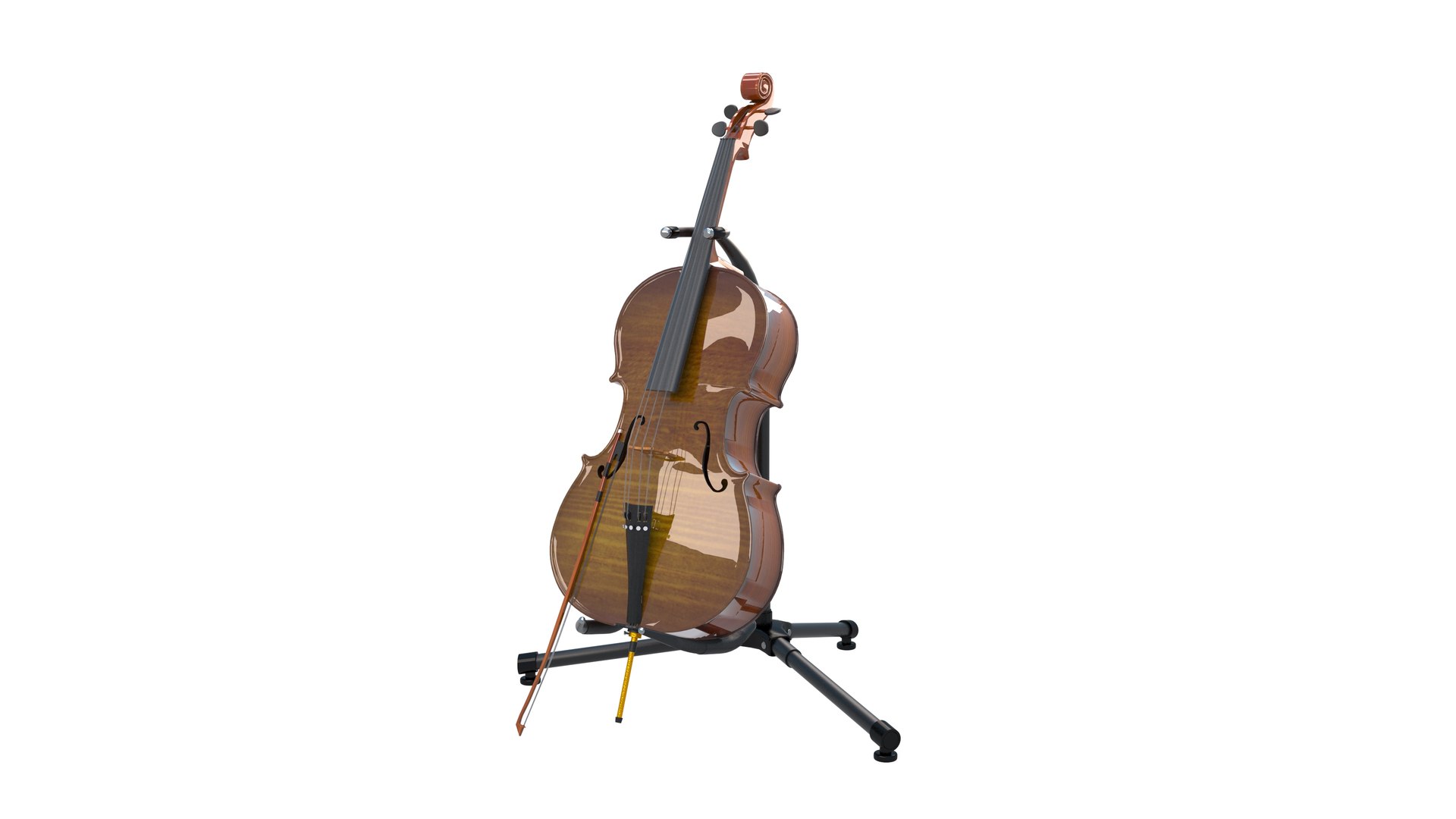 Cello And Stand Model - TurboSquid 2032031