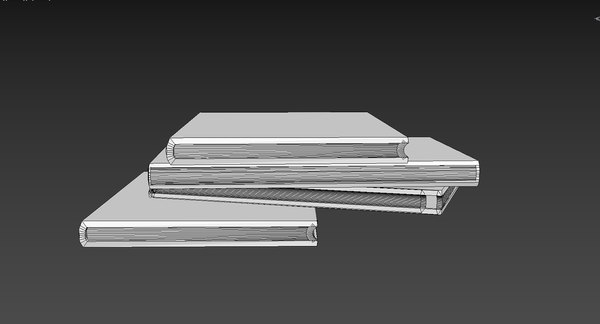Books pile 3D model - TurboSquid 1524623