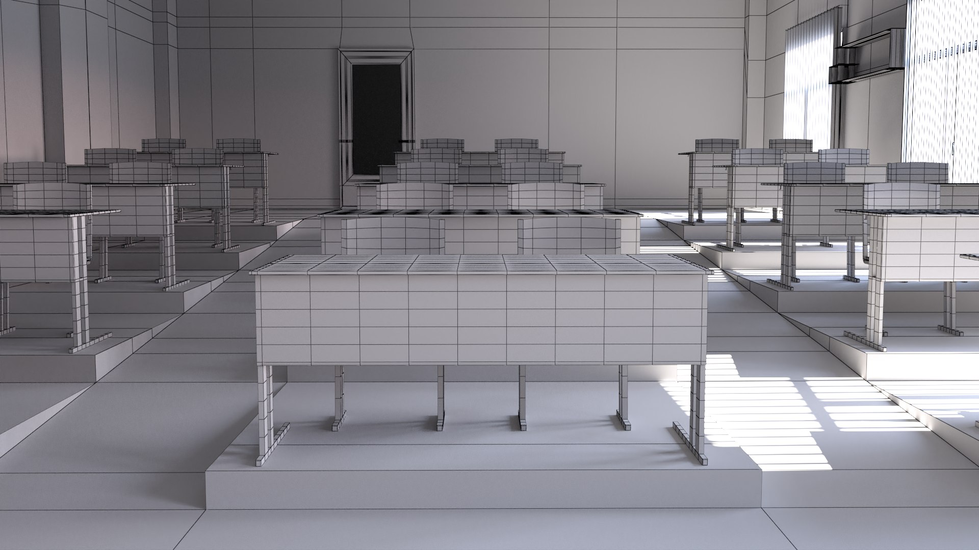 3D School Classroom Room Model - TurboSquid 1480014