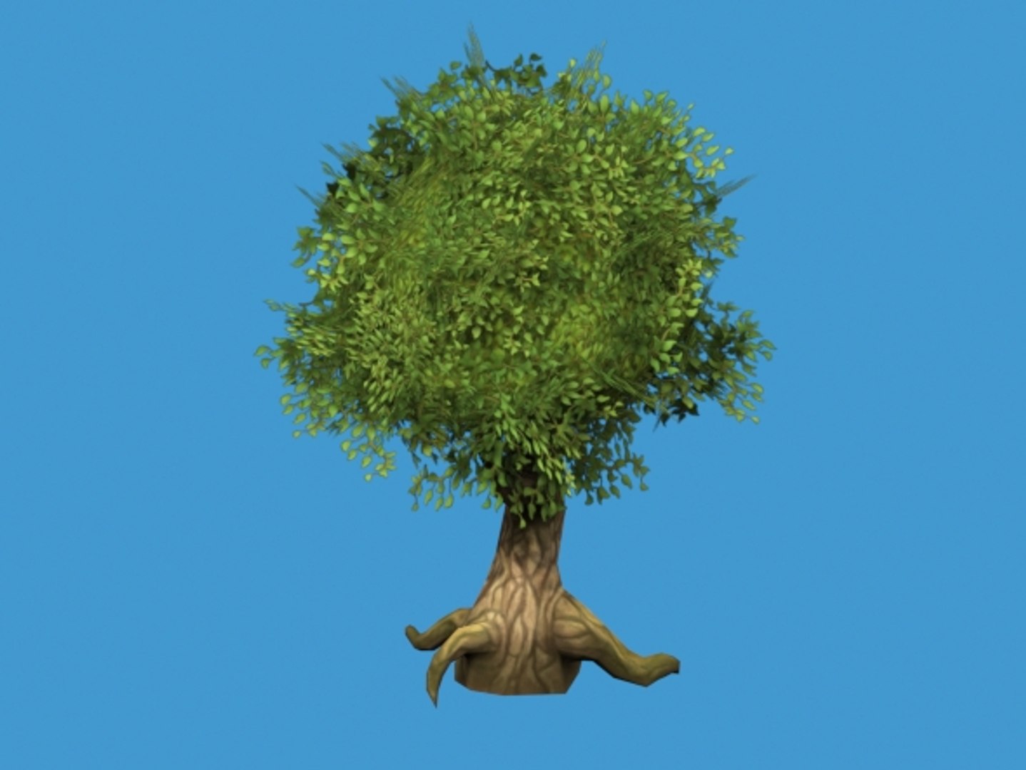 3d Hand-painted Tree